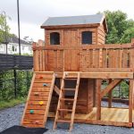 Deluxe Treehouse with Swings & Slide | STT Swings