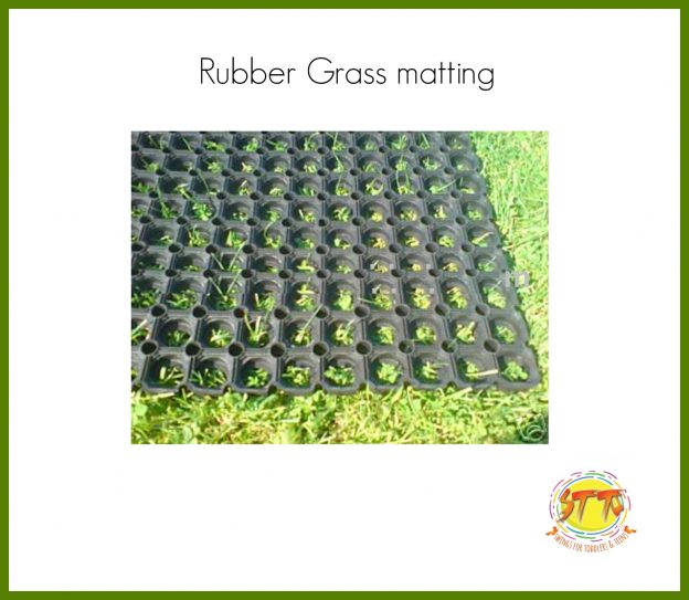 STT swings rubber grass matting FB • STT Swings