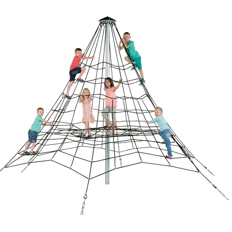 Armed Rope Pyramid Net 4.5m • STT Swings