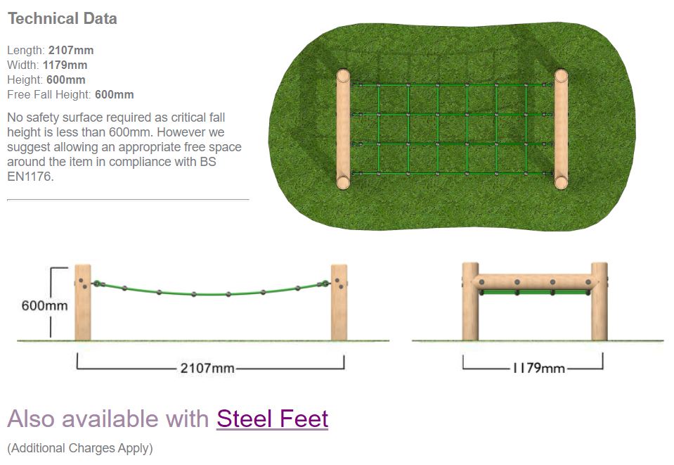 Crawl Net • STT Swings Adventure trails