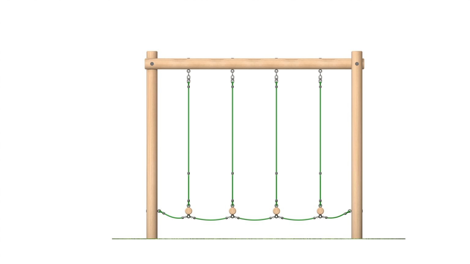 Log Rope • STT Swings Timber adventure trail