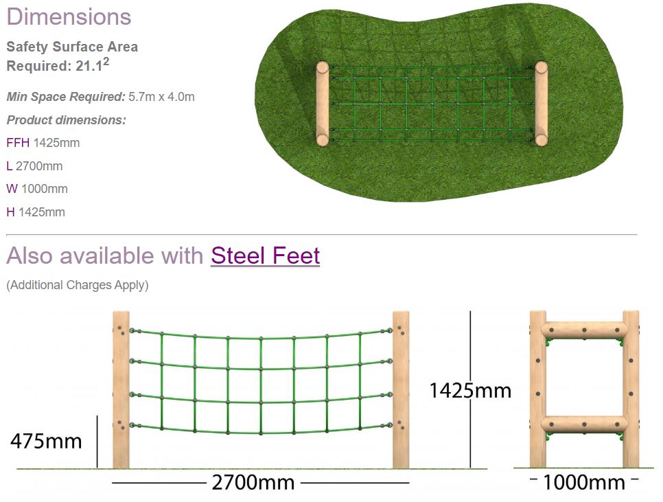 Rope Tunnel • STT Swings Adventure Trail